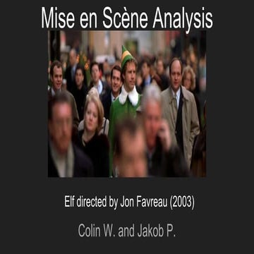 Mise en-scene analysis | PPTX