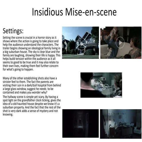 Mise en-scene trailer analysis | PPT