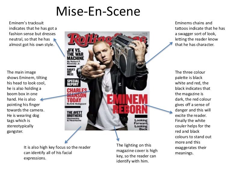 Music Magazine Mise-en-Scene analysis