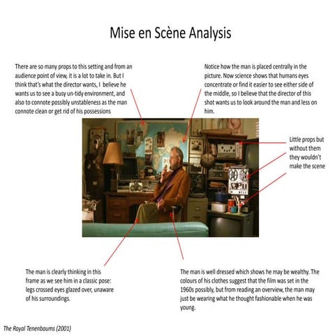 Mise en scène analysis | PPTX