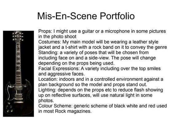Photography planning | PPT