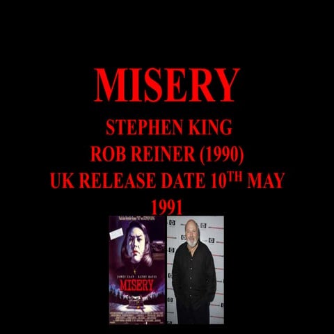 Misery by Rob Reiner | PPTX