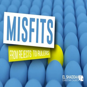 Misfits: From Rejects to Rulers - 22 October 2017 - Clayton Nel | PPTX