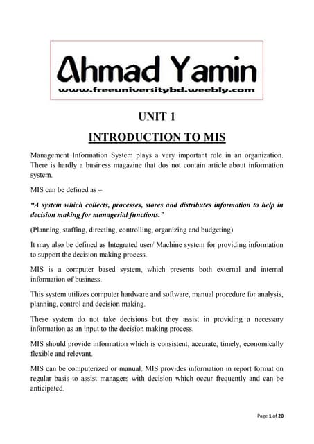 Management information system | PPTX | Civil Engineering Industry ...