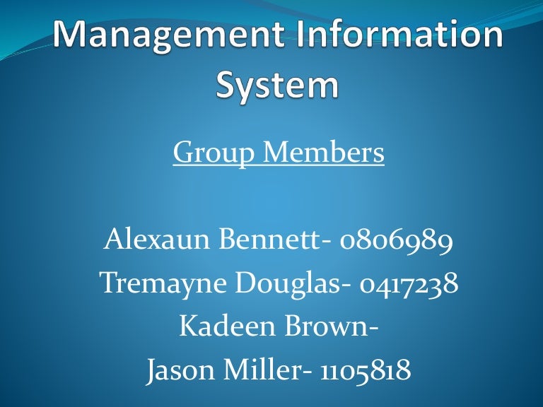 Management Information Systems Coursework management-information-systems-coursework