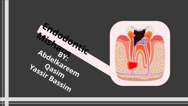 Procedural errors in endodontics | PPTX | Dental Health | Diseases and ...