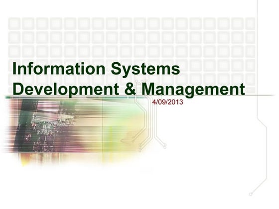 Chapter 12 Management Information Systems | PPTX | Information Services Industry | Industries
