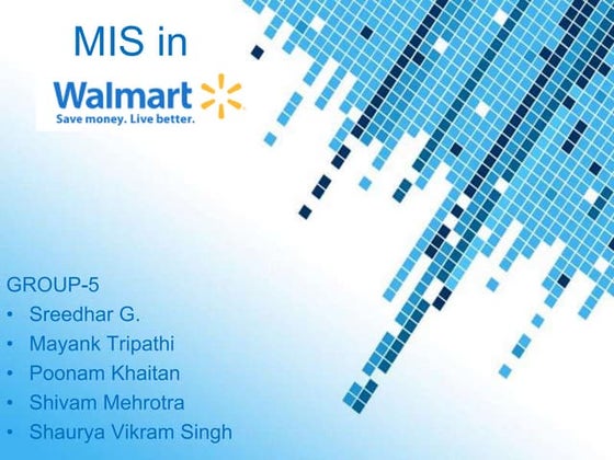 Big Data Case Study on Walmart | PPT