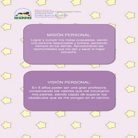 Mision Y Vision Personal Pdf