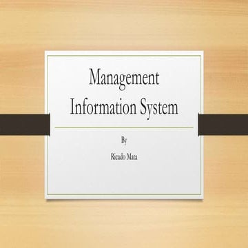 MIS final project PP Chapter 5 | PPT