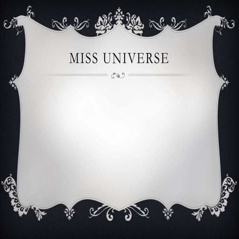 Miss Universe | PPTX