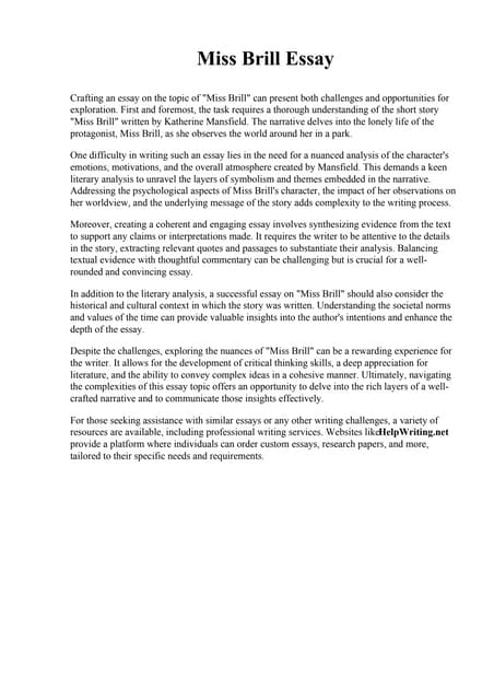 Sister Flowers Essay.pdf | Books and Literature