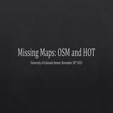 Missing maps | PPTX