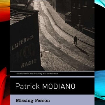 MISSING PERSON by PATRICK MODIANO.pptx