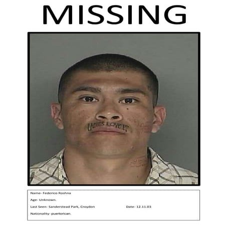 Missing posters | DOCX