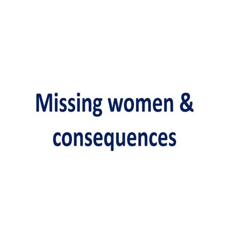 Missing women | PPT