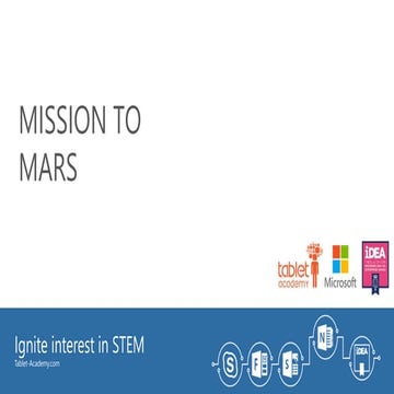 Maker Education - Mars Rover | PDF