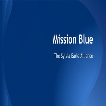 Mission Blue | PPTX