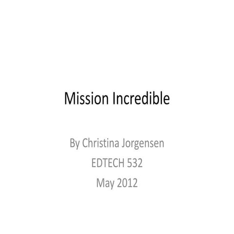 Cjorgensen5 presentations
