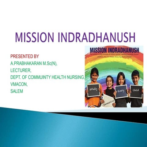 Mission indradhanush | PPTX