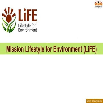 Mission LiFE-PPT.pptx | Agriculture | Industries