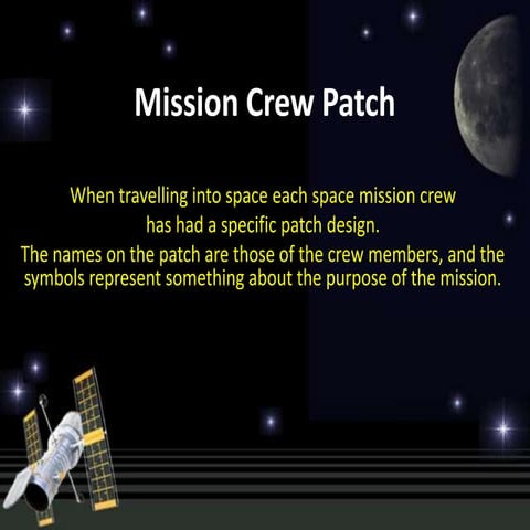 Mission patch | PPTX
