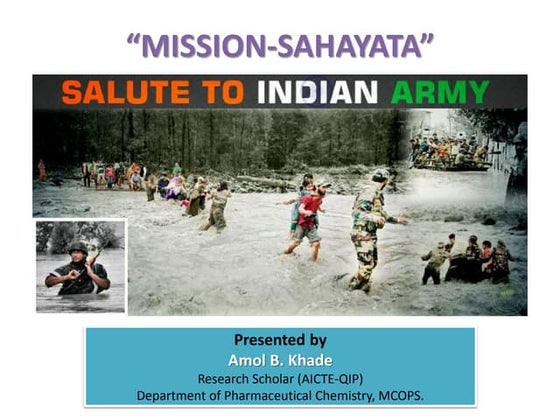 Jammu &kashmir 2014 flood case study | PPTX | Weather | Science