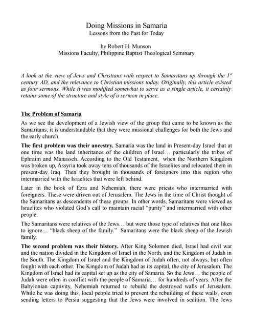 The Great Commission(s) | PPT | Christianity | Religion & Spirituality