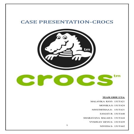 CROCS - MISSION STATEMENT | DOCX