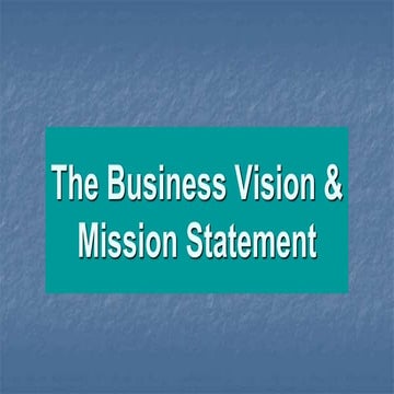 Mission statement.ppt strategic management | PPT