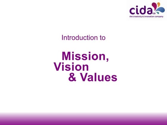 Vision mission and values june10 | PPT