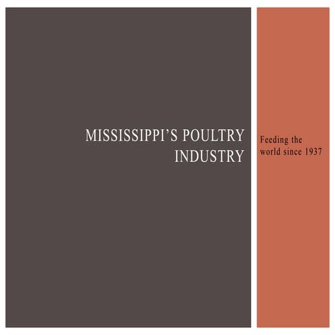 History of the Mississippi Poultry Industry | PPTX