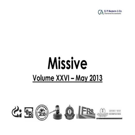 Missive - Volume XXVI of May 2013 | PPT