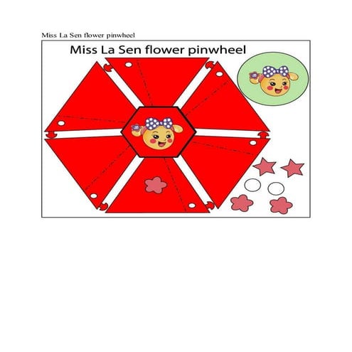 Miss la sen flower pinwheel | DOCX