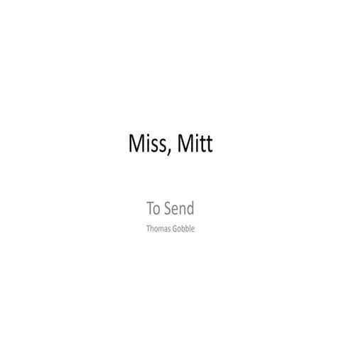 Miss mitt | PPT