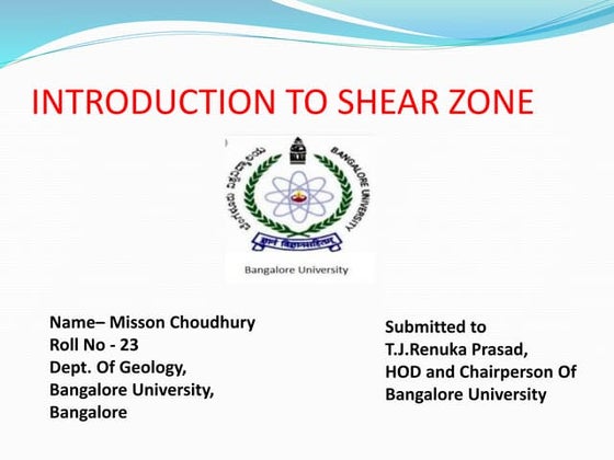 Shear zones. | PPTX