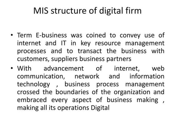Management Information System (MIS, DSS, TPS, E-Marketing System) of ...
