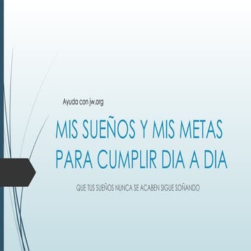 MIS SUEÑOS Y MIS METAS PARA CUMPLIR DIA.pptx