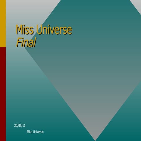 Miss universo1 | PPS