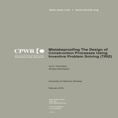 Mistakeproofing the design of construction processes.pdf