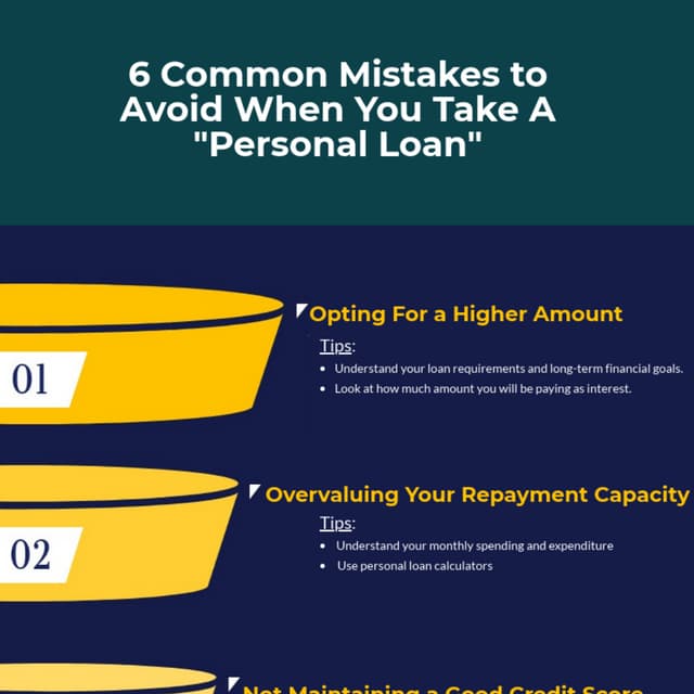 Mistakes to avoid when taking a personal loan | PDF