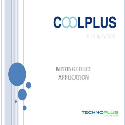 CoolPlus Misting effect application | PPTX