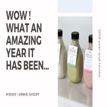 MISUKO | Year-end review 2019 | PPT