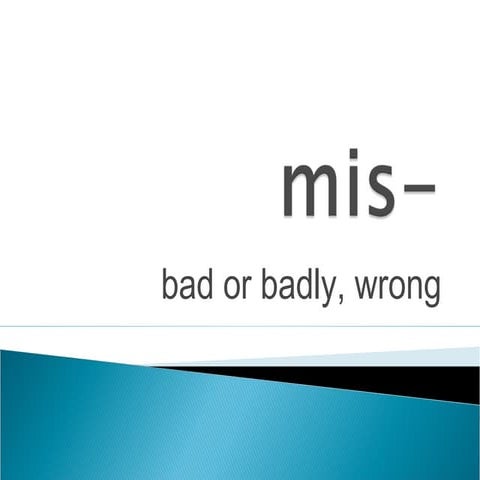 Mis vocabulary words | PPT