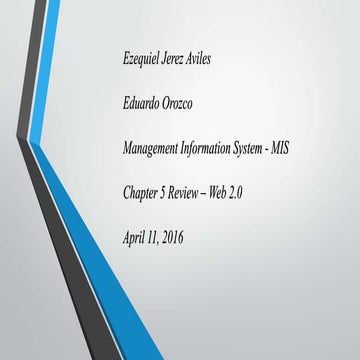 MIS Web 2.0 Review | PPT | Free Download