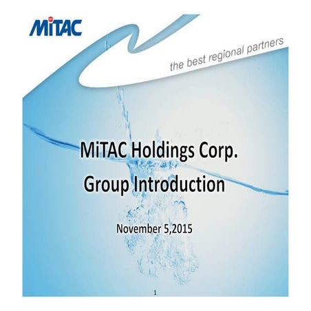 MiTAC holdings corp group introduction | PPT
