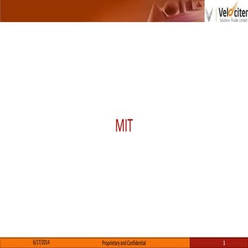 Mit case study_1.0 | PPTX