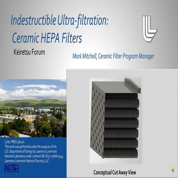 Indestructible Ultra-filtration: Ceramic HEPA Filters by Mark Mitchell ...