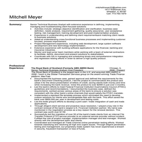 Anthony Carleo's Work Experience | DOC