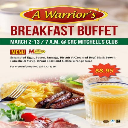 Mitchells breakfast buffet poster | PDF